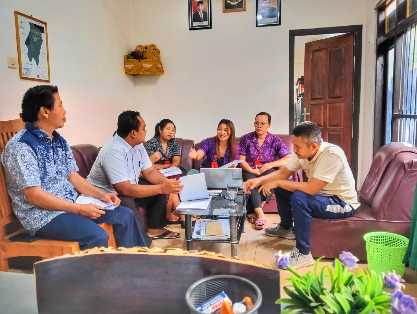 TERLAKSANANYA RAPAT KOORDINASI MEMBAHAS TENTANG RANCANGAN APBDES T.A ...